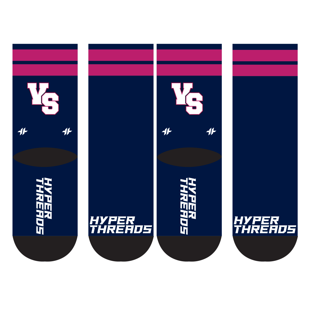 Sublimated Socks Blue | VSRT – Hyperthreads